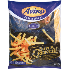 Aviko Frites H SuperCrunch, Tiefgefroren, 9,5mm, 3/8, Halal- MELEDI ...